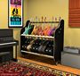 The Session-Pro™ Double-Stack Mobile Guitar & Case Racks Guitar Storage