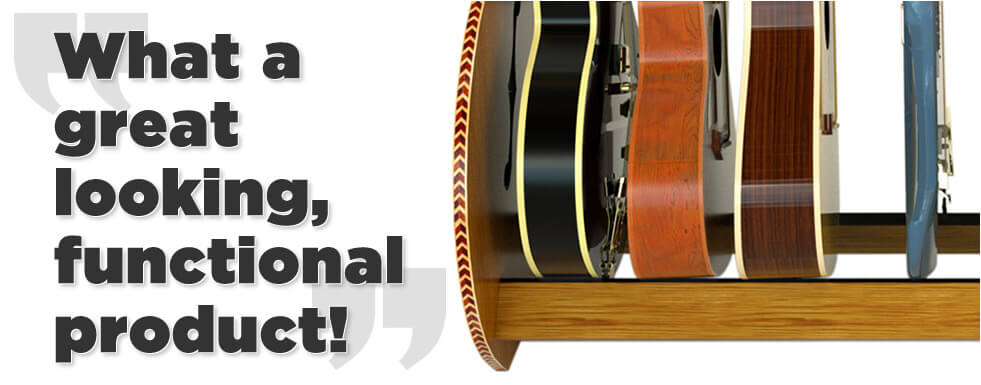 Guitar storage racks, multiple guitar stands and wall-mounts